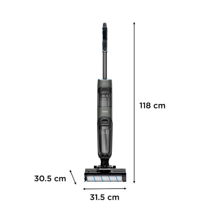 Tefal X-Clean 4 Wet & Dry Handstick Vacuum GF5035 - 2-in-1 Vacuum & Wa ...