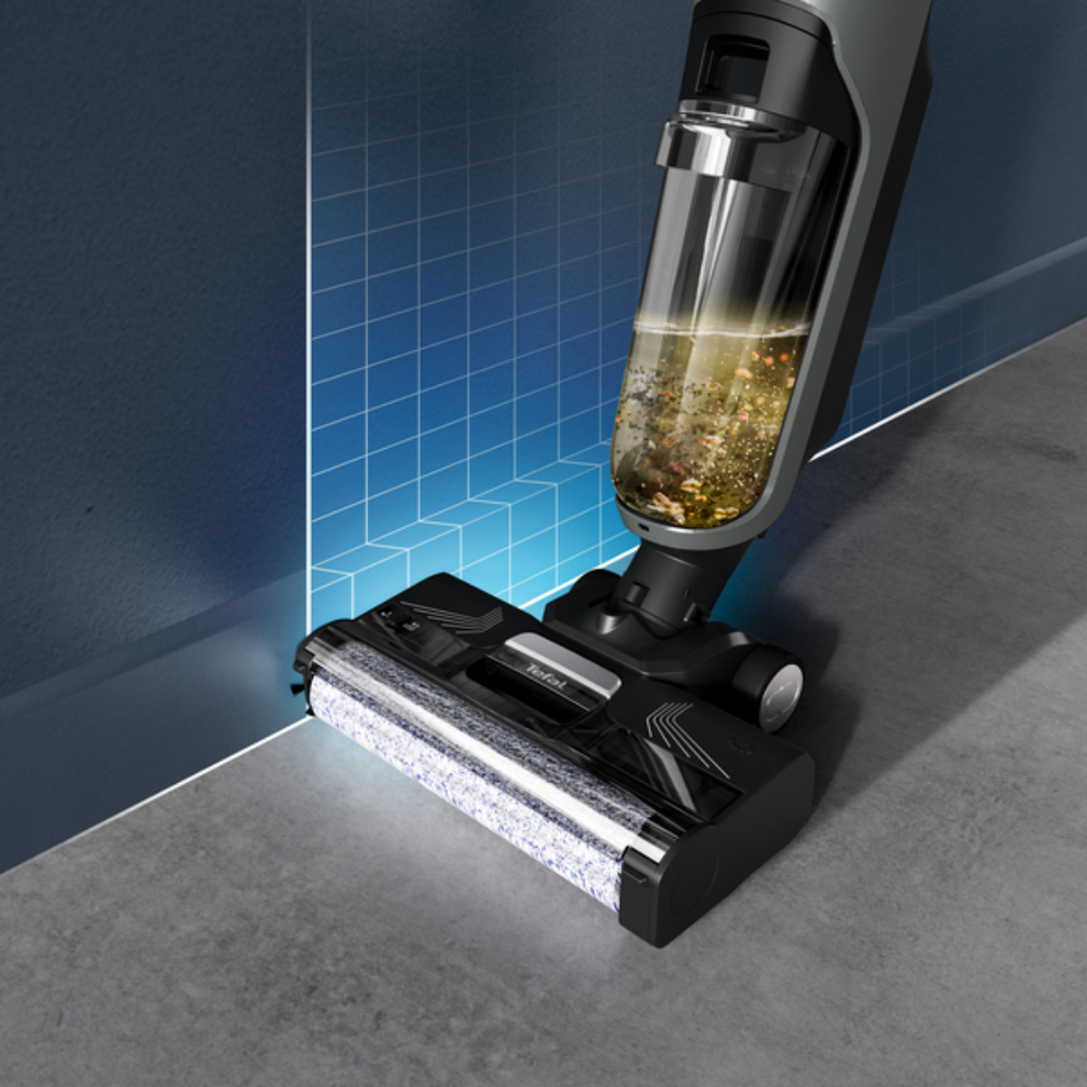 Tefal X-Clean 4 Wet & Dry Handstick Vacuum GF5035 - 2-in-1 Vacuum & Wa ...