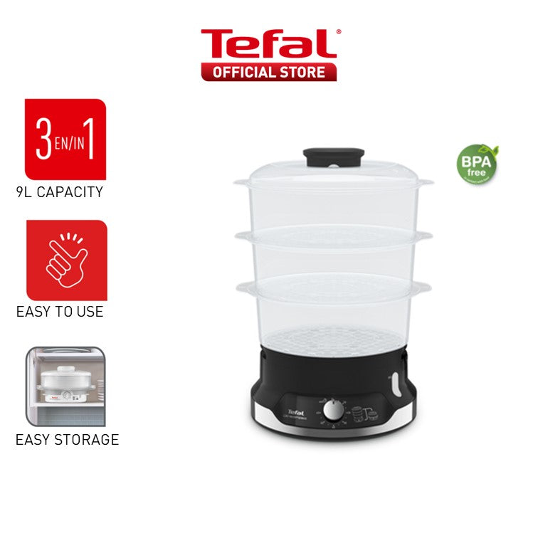 Tefal Ultracompact Steamer Practical Capacity 3 Tier 9L VC2048 – Tefal ...